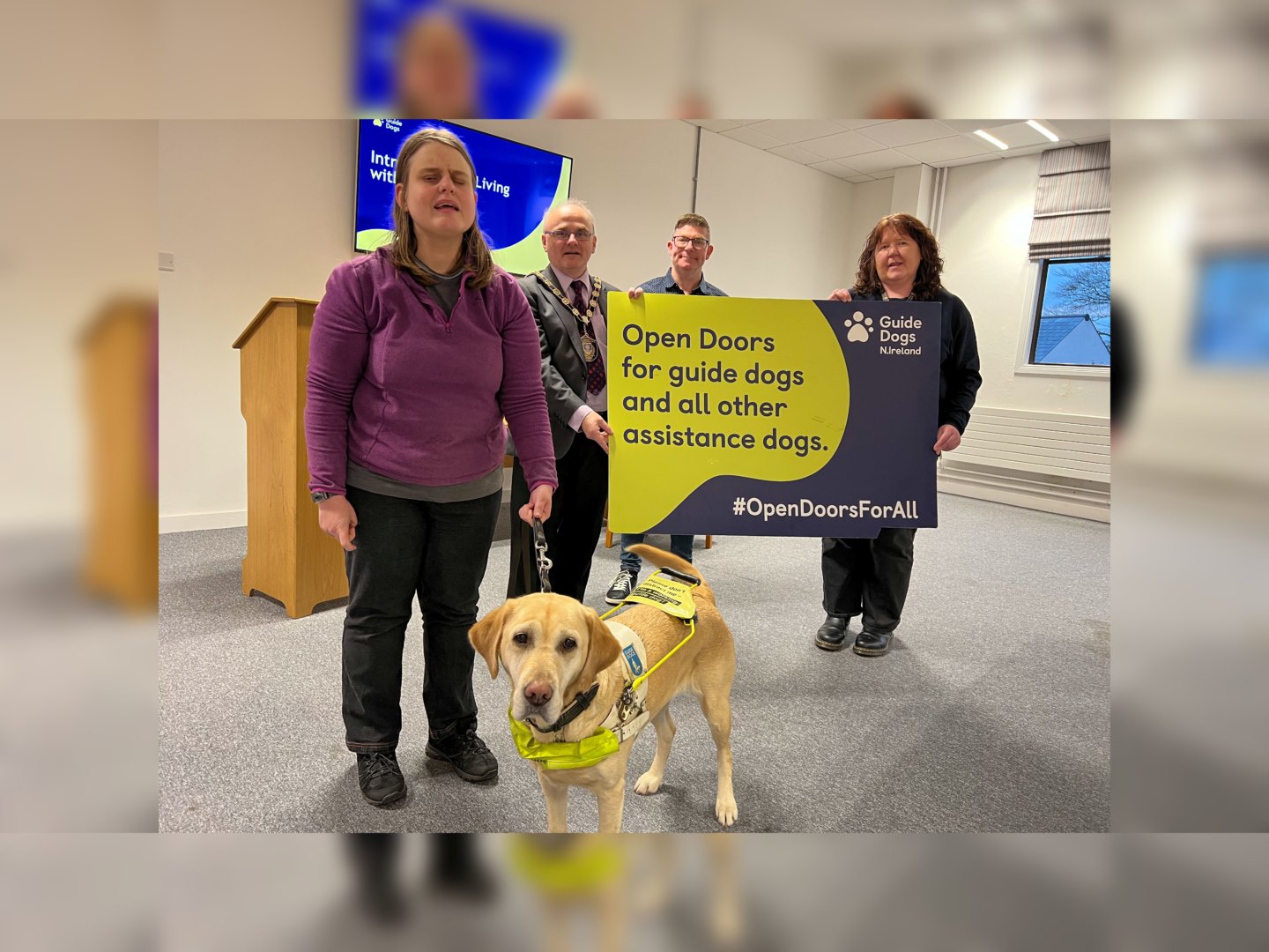 Council Chair supports 'Open Doors' for guide dog owners – Fermanagh ...