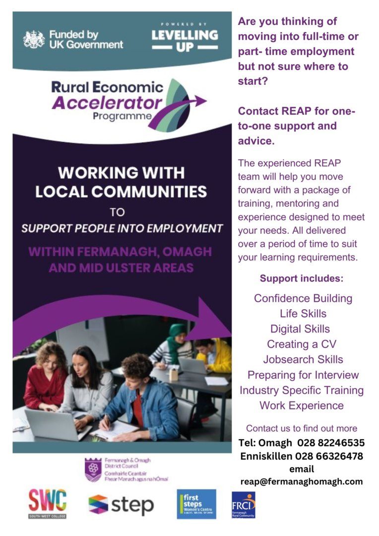 REAP Employability Programme – Fermanagh & Omagh District Council