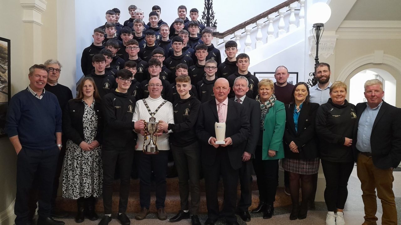 Council Chair hosts reception for McCormack Cup winners from St Aidan's ...