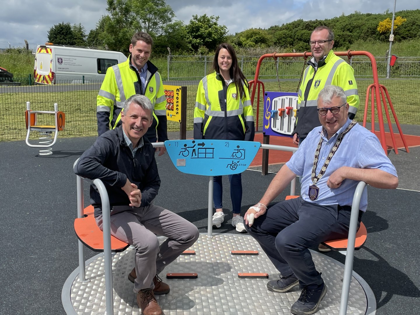 Council officially reopens Hunter’s Crescent and Mullaghmore Play Parks ...