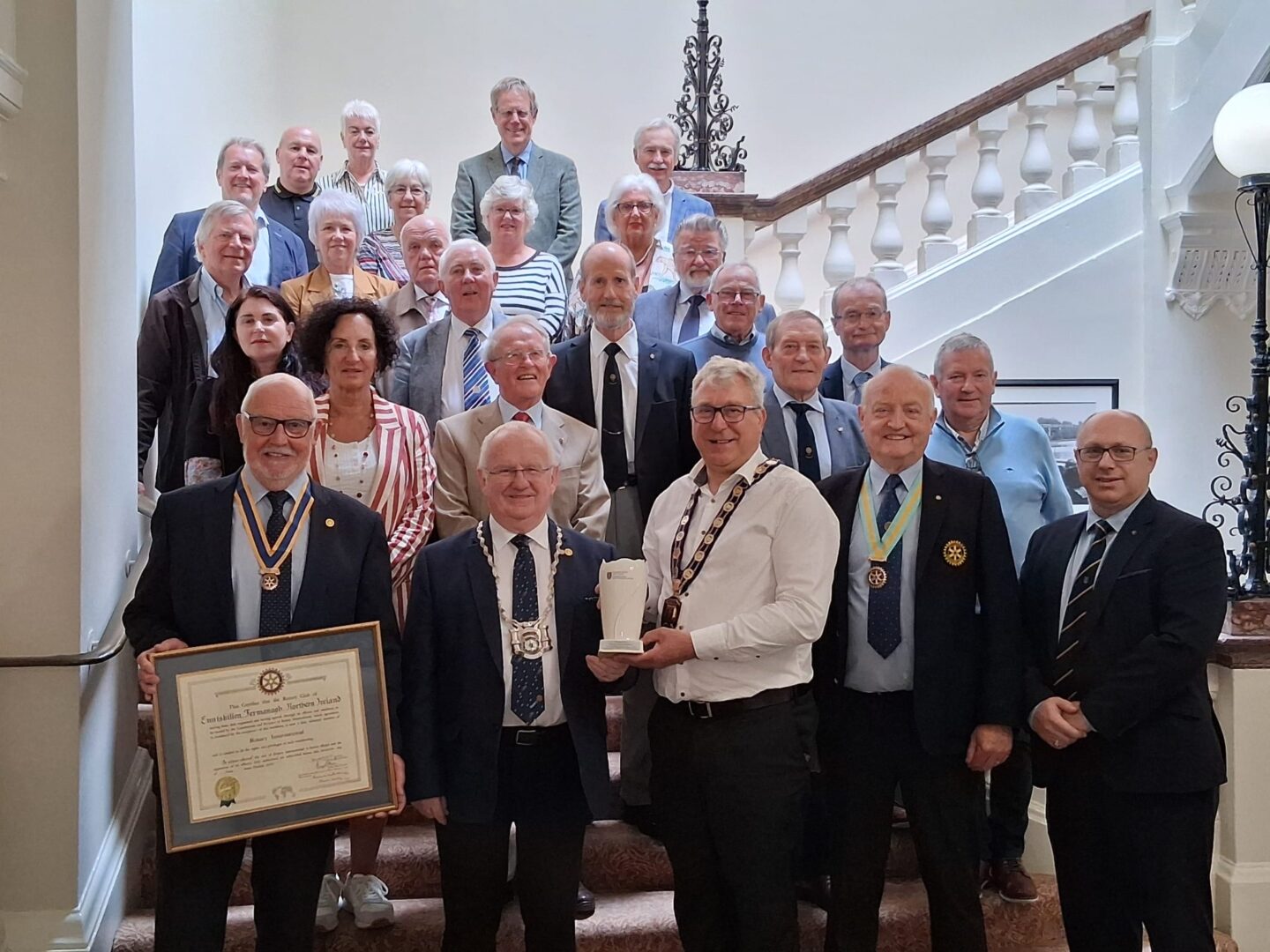 Council Chair hosts reception for the 70th anniversary of the Rotary ...